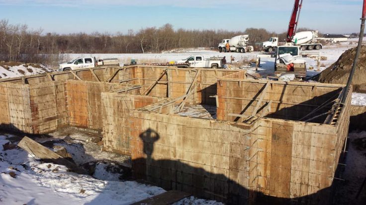 Building Concrete Forms Home
